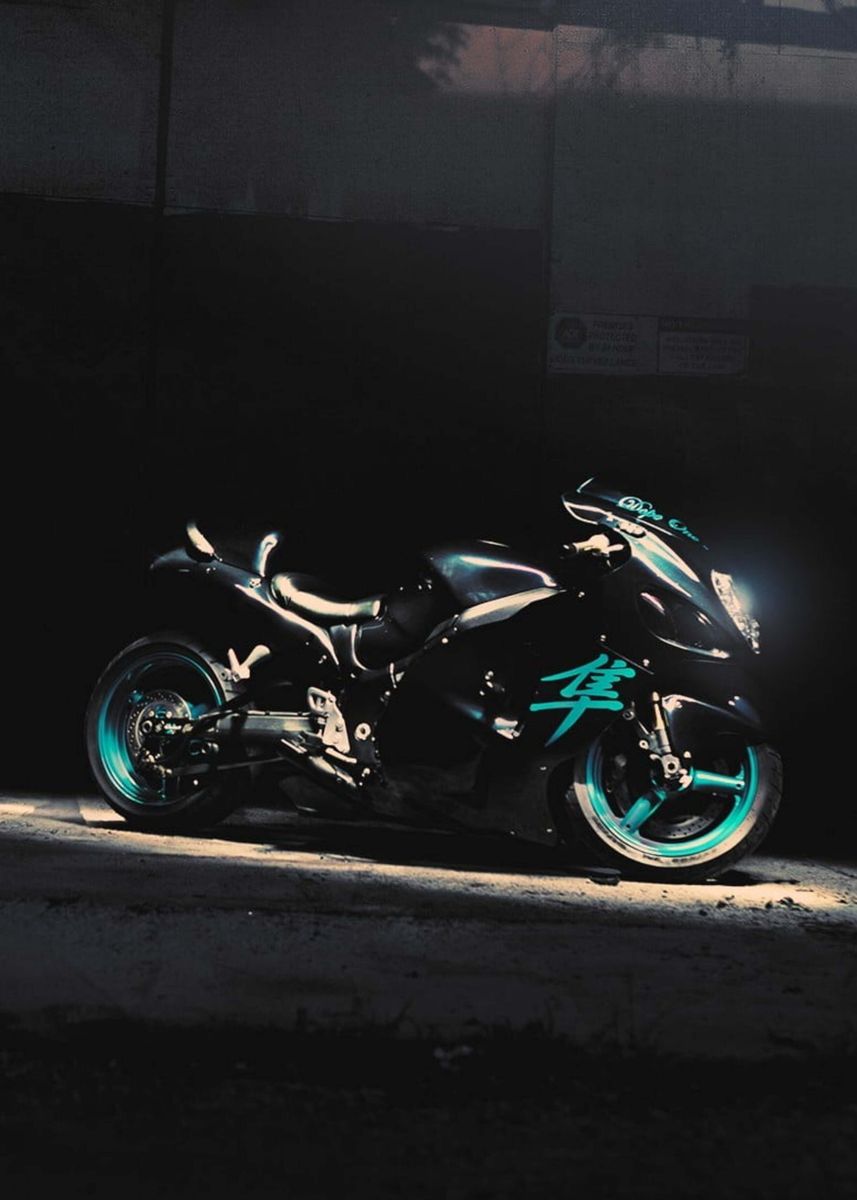 'Suzuki Hayabusa' Poster, picture, metal print, paint by Sam Gong ...