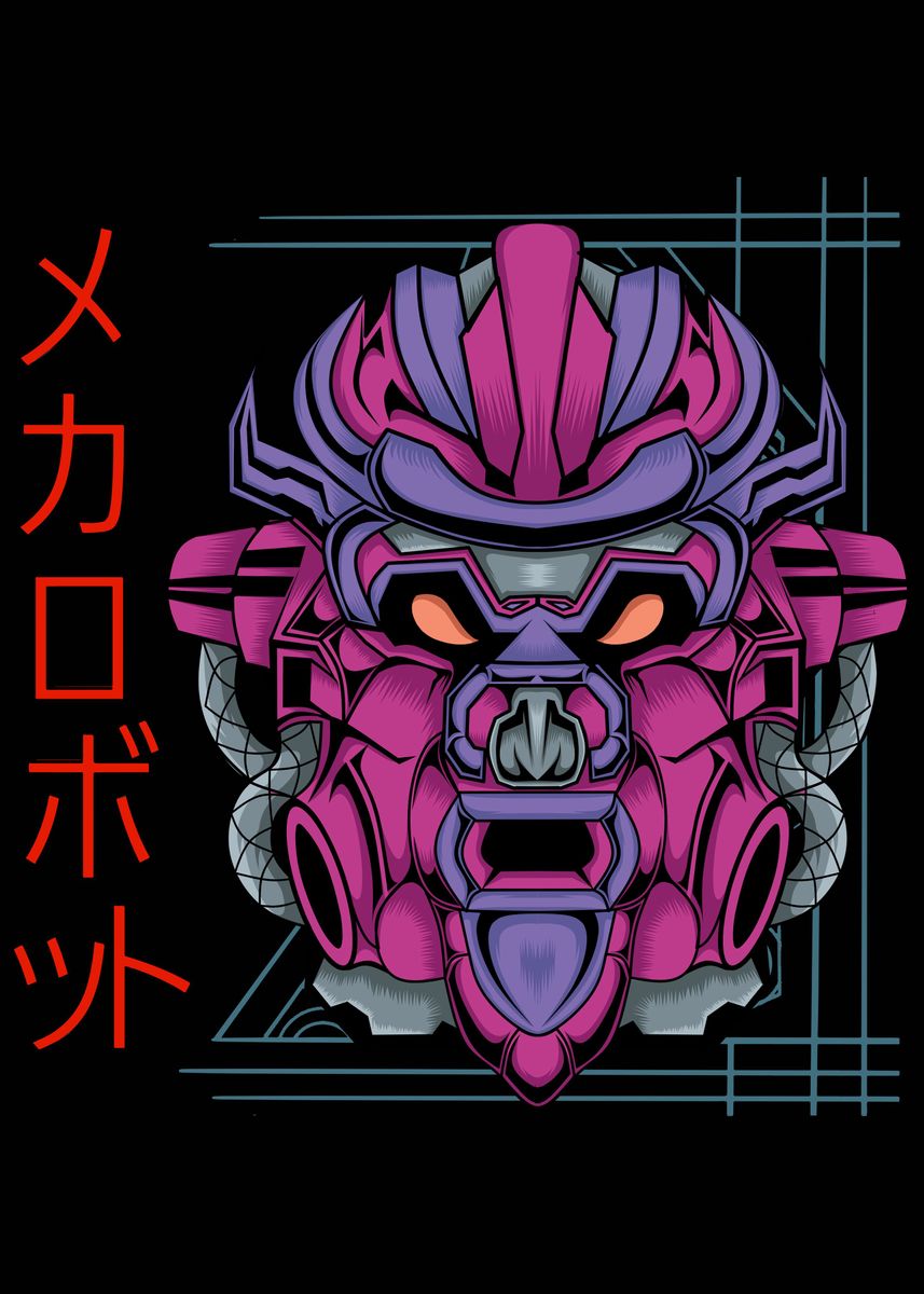 'Mecha Robot' Poster, picture, metal print, paint by Lloyd Studio ...