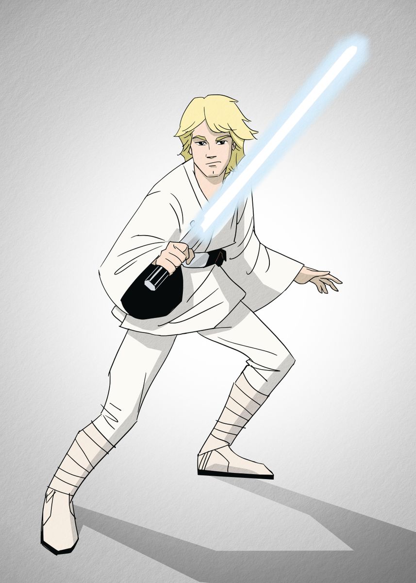 'Luke Skywalker' Poster, picture, metal print, paint by Star Wars ...