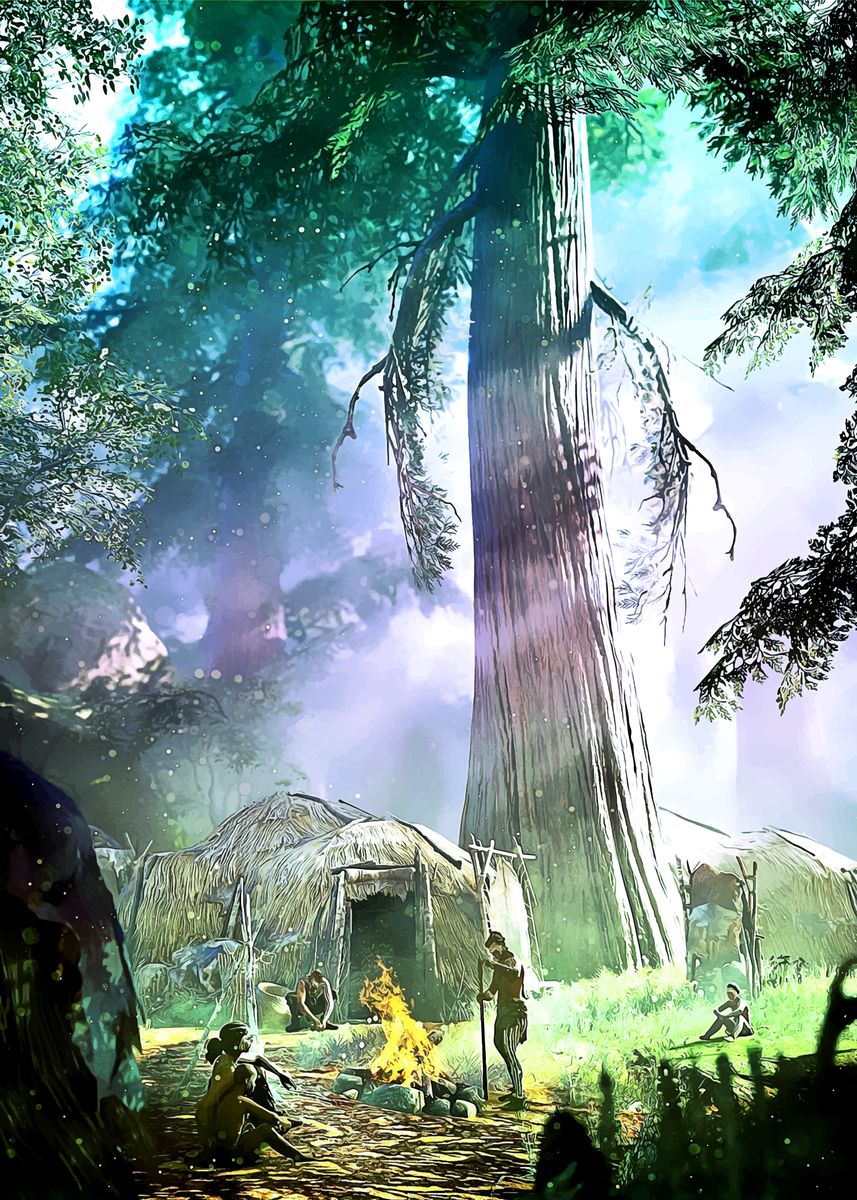 'Forest fantasy gaming' Poster, picture, metal print, paint by keko ...