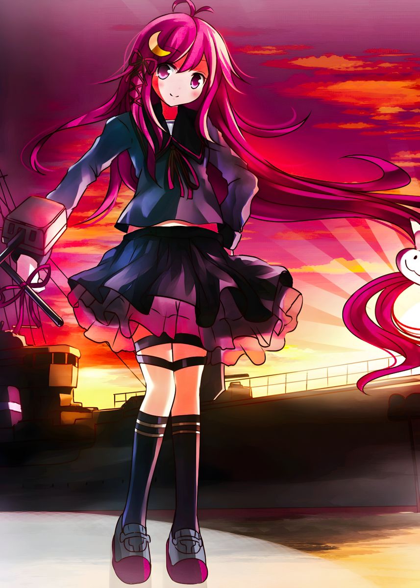 'kantai collection waifu' Poster, picture, metal print, paint by Ellie ...