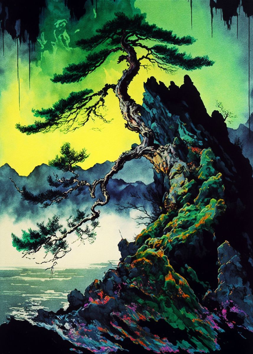 'Paint Natural Forest' Poster, picture, metal print, paint by Muh Asdar ...