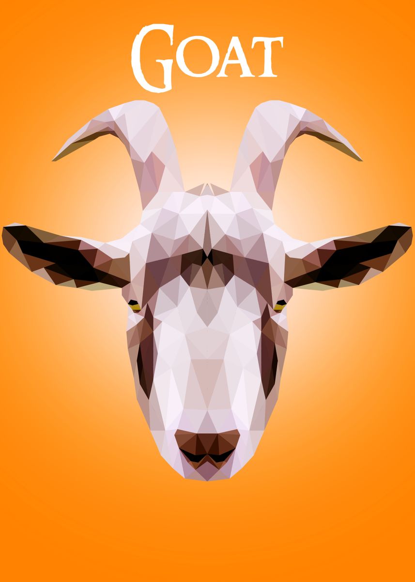 'Goat' Poster, picture, metal print, paint by Dare Neil | Displate