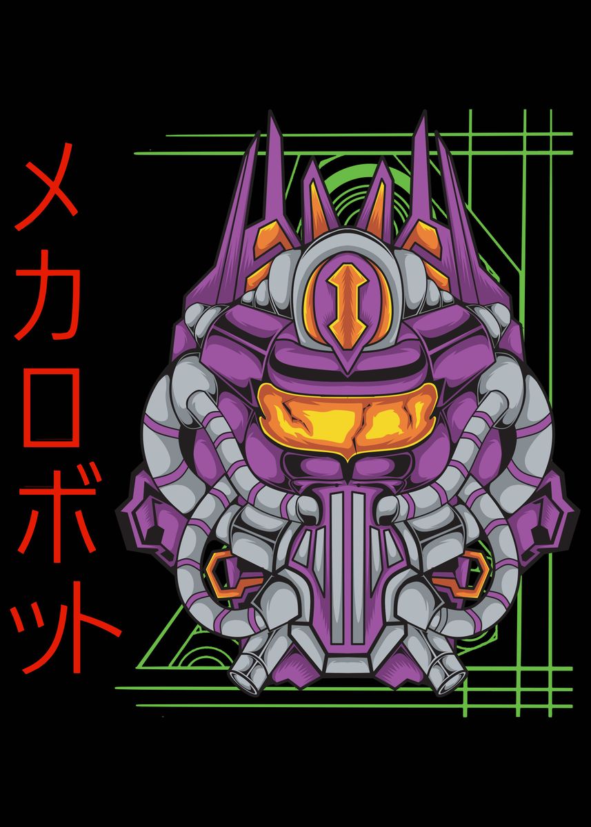 'Mecha Robot' Poster, picture, metal print, paint by Lloyd Studio ...