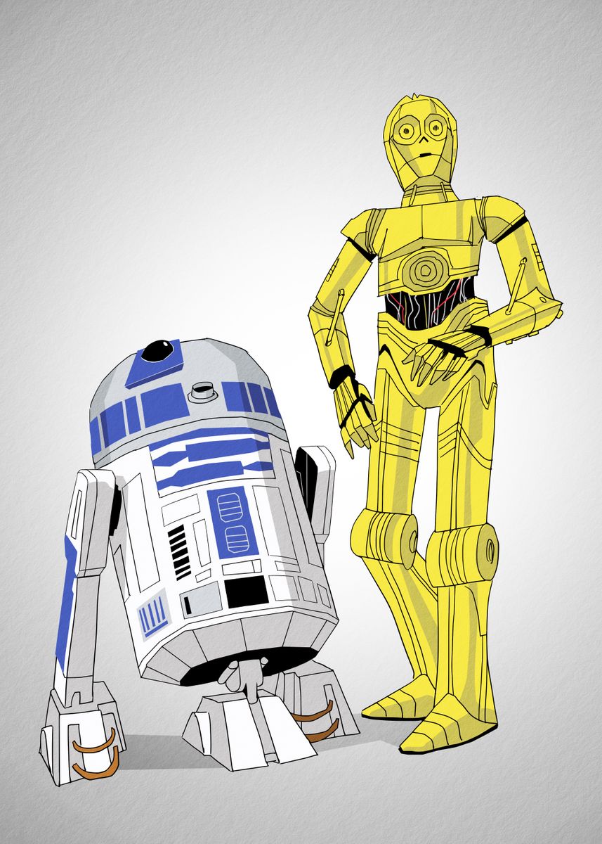 'Robots' Poster by Star Wars | Displate