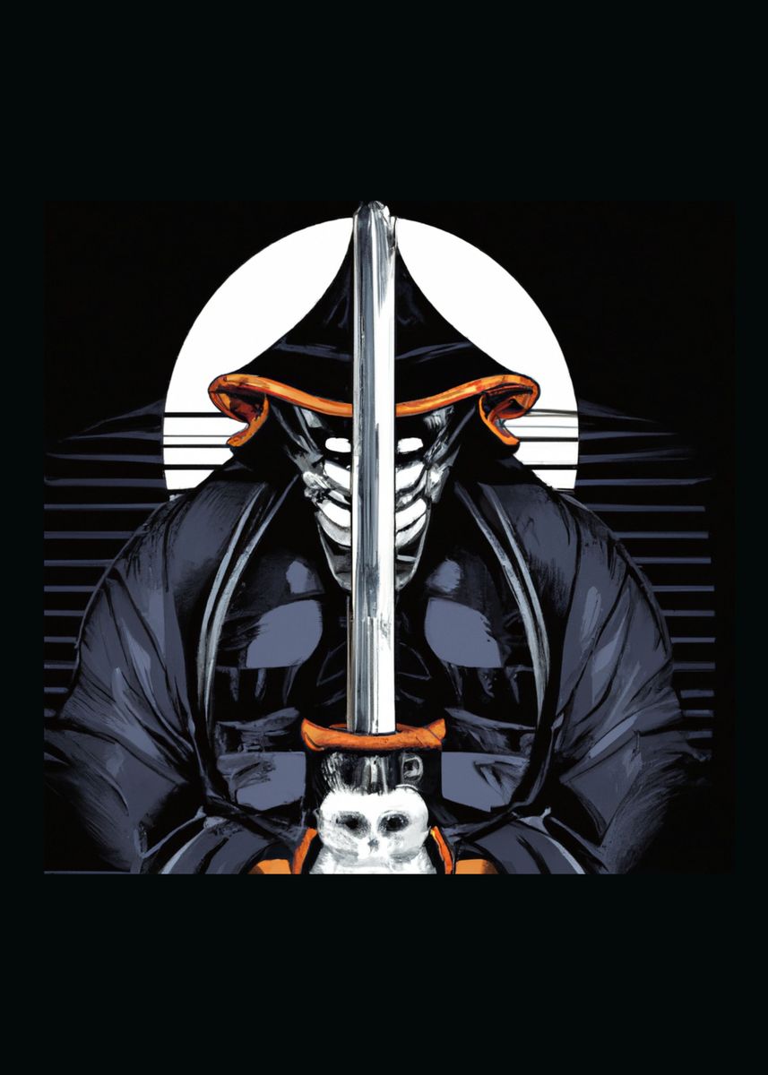 'samorai japanese art ' Poster, picture, metal print, paint by sam ...