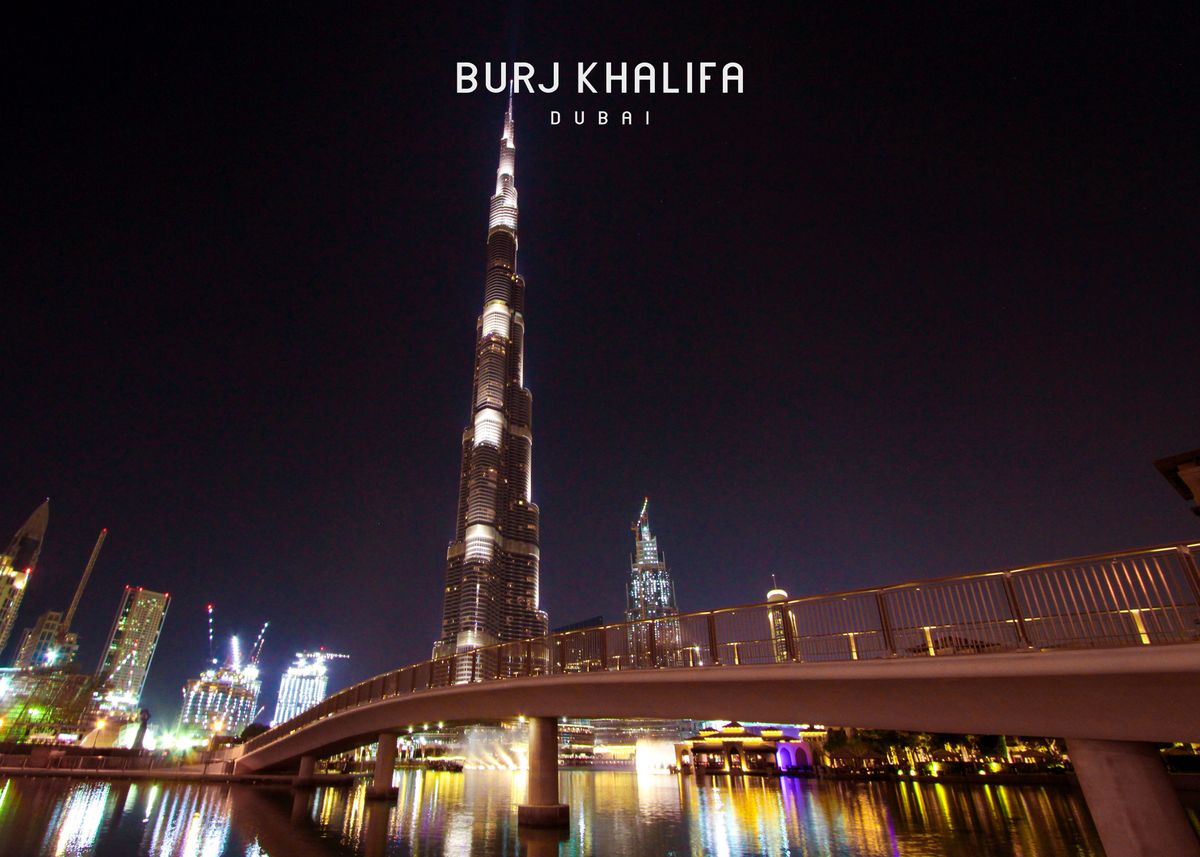 'Burj Khalifa ' Poster by Travel Addict | Displate