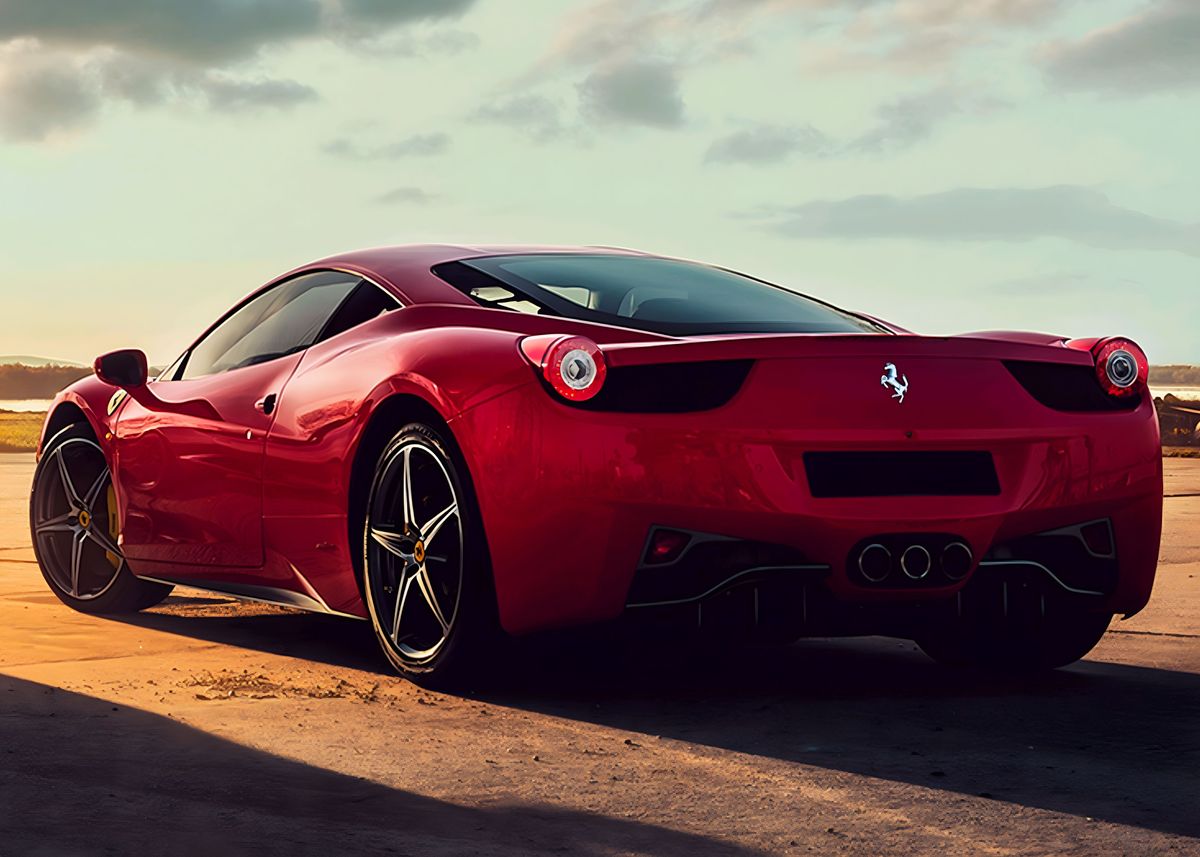 'Ferrari ' Poster by Shieru | Displate