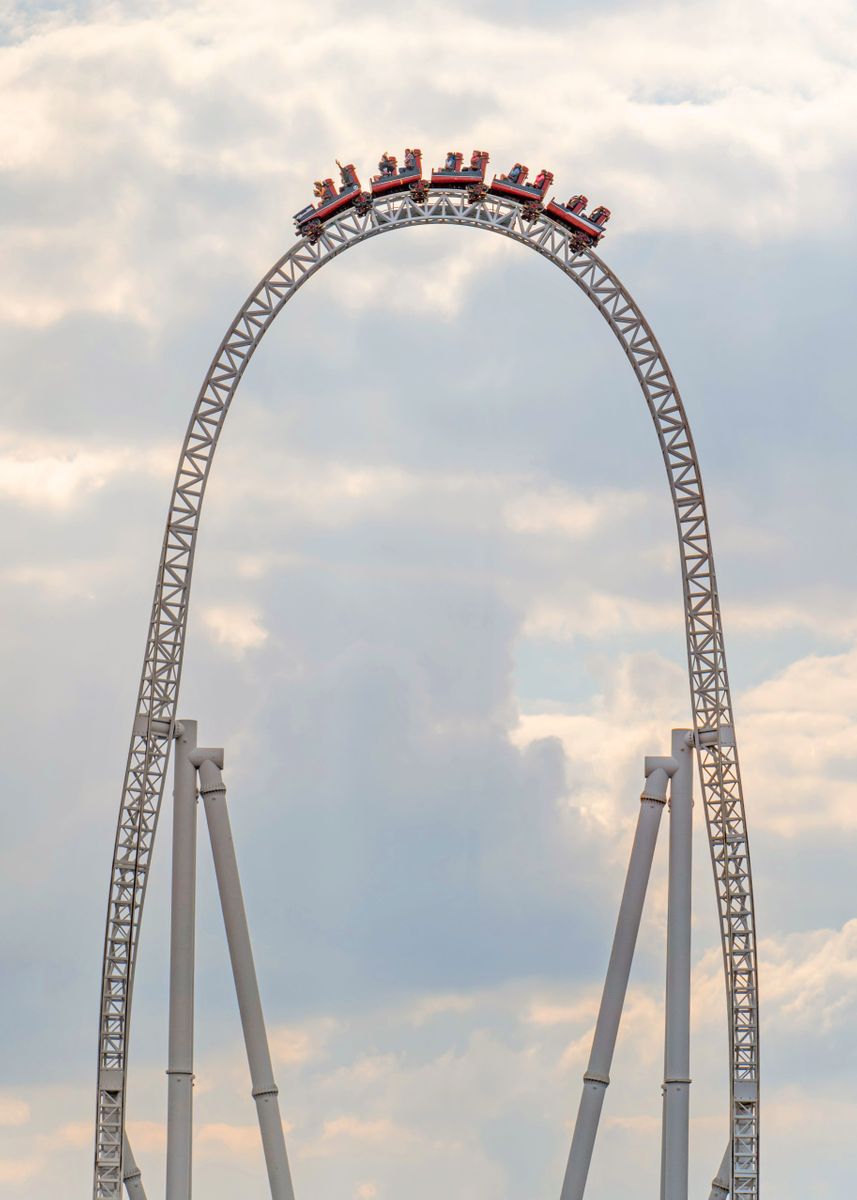 'Stealth at Thorpe Park' Poster, picture, metal print, paint by ...