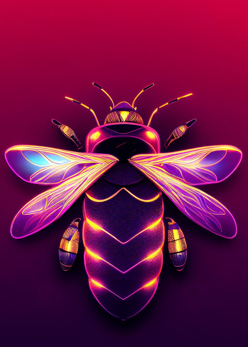 'Vapor Wave Animal' Poster, picture, metal print, paint by Namikaze ...