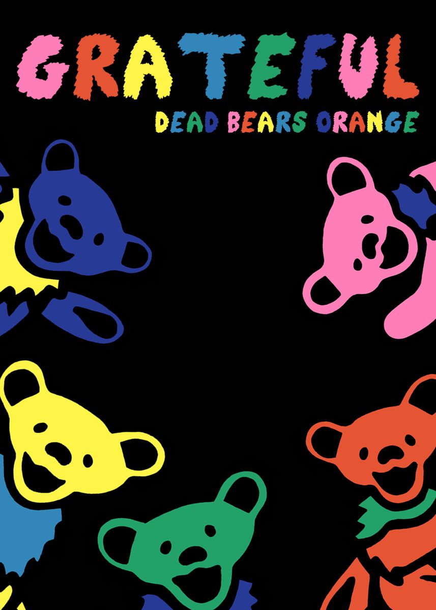 'colorful bears ' Poster, picture, metal print, paint by Sum Port ...