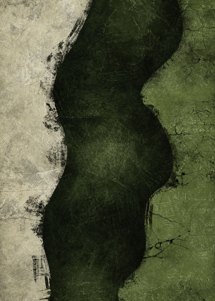 'Evergreen Dream No4' Poster, picture, metal print, paint by Ema ...