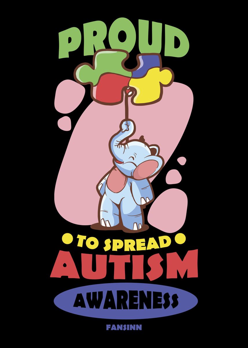 'proud Autism' Poster by fansinn | Displate