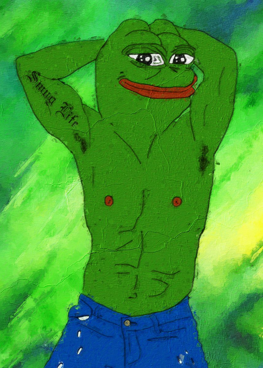 'Pepe the Frog' Poster, picture, metal print, paint by Meme Daily ...