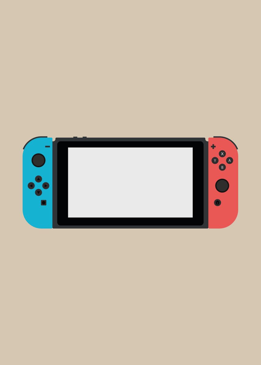 'Nintendo Switch' Poster, picture, metal print, paint by MVDZ Graphic ...