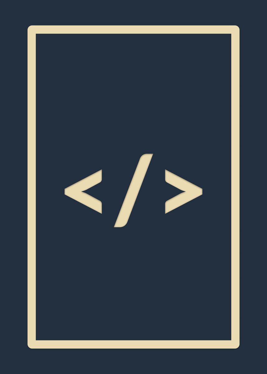 'Tag Developer Logo' Poster, picture, metal print, paint by Wisnu ...