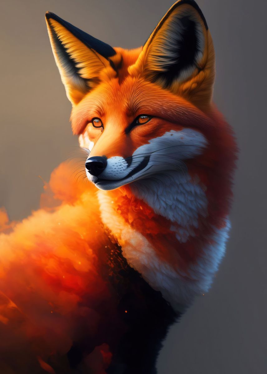 'animals' Poster, picture, metal print, paint by RonnieArts | Displate