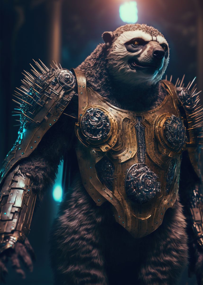 'Future Sloth' Poster, picture, metal print, paint by Sunrise Game ...