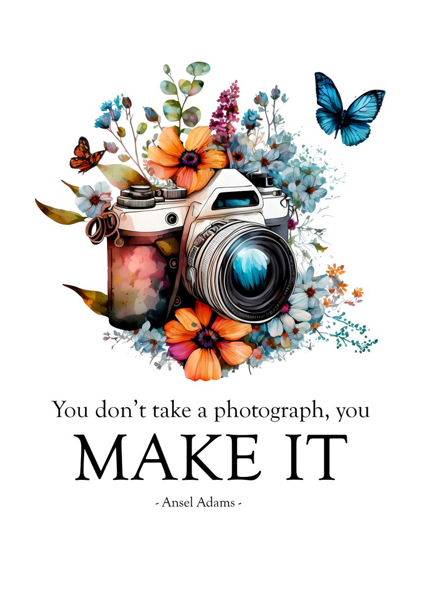 'Make it' Poster, picture, metal print, paint by Juliana RW | Displate