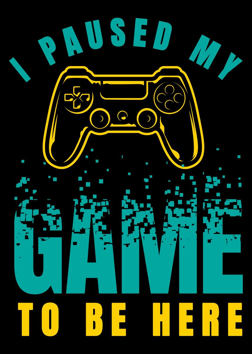 'Video Games' Poster, picture, metal print, paint by CrazySquirrel ...