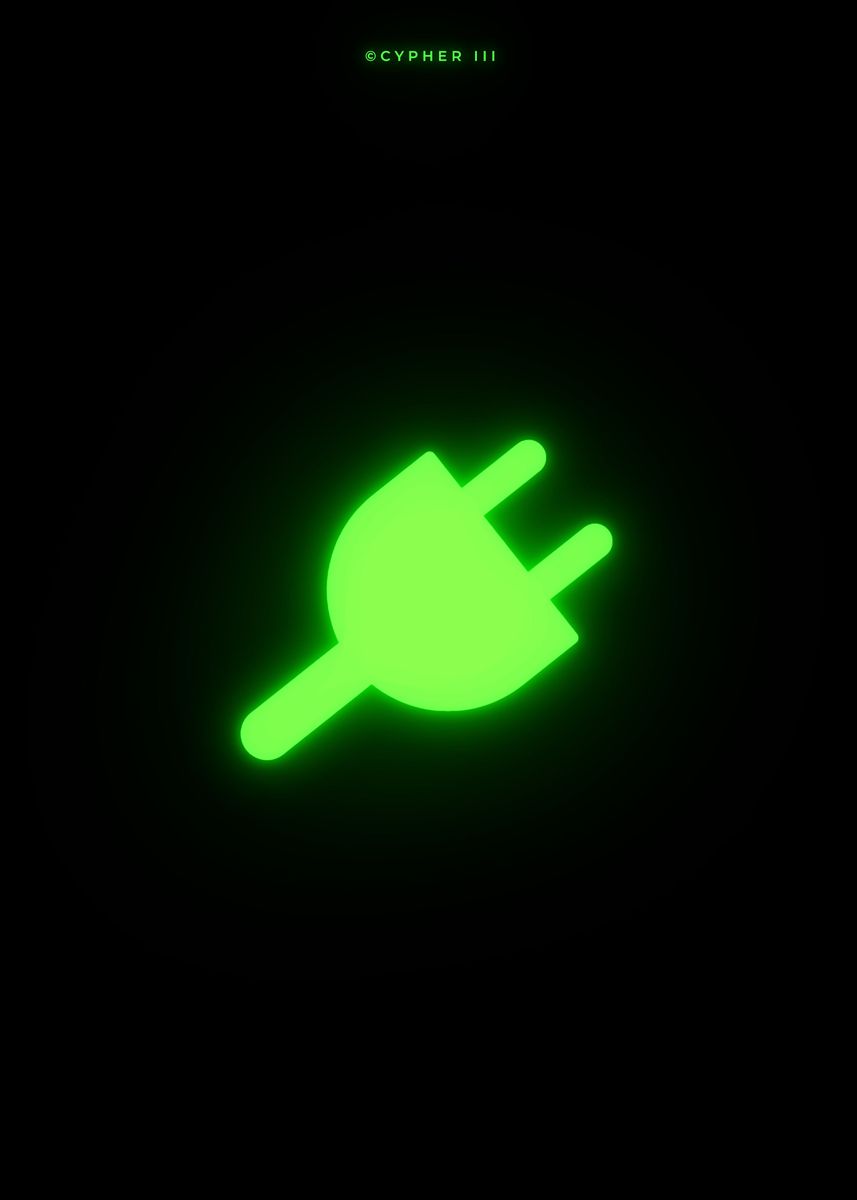 'Plug' Poster, picture, metal print, paint by cypher the third | Displate