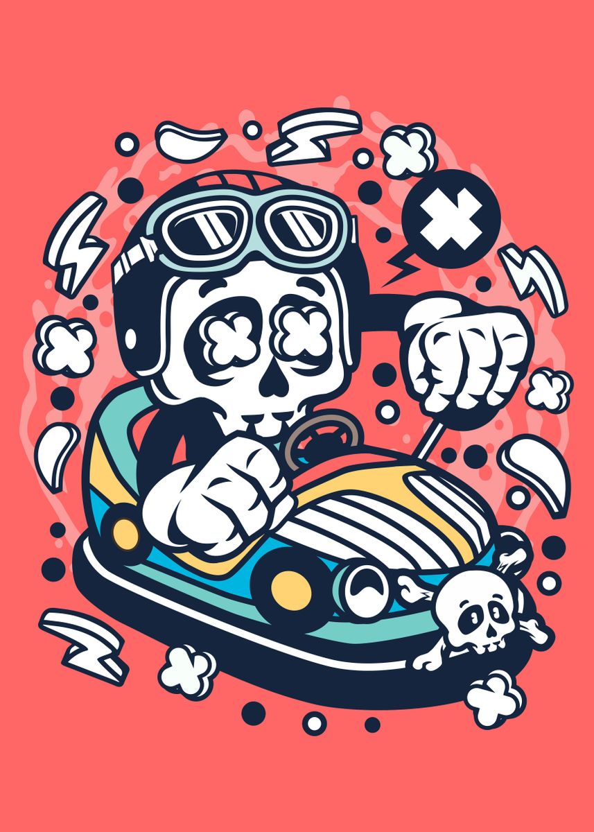 'Cartoon Illustration 146' Poster, picture, metal print, paint by Aloke ...