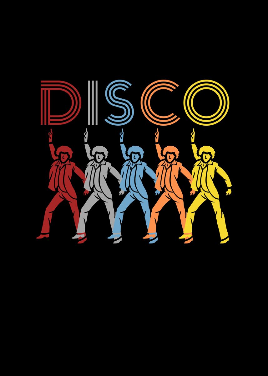 'Disco' Poster, picture, metal print, paint by Francois Ringuette | Displate