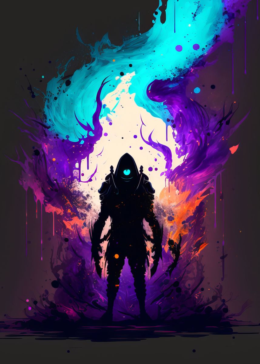 'Soldier of the Void' Poster, picture, metal print, paint by Geffrey ...