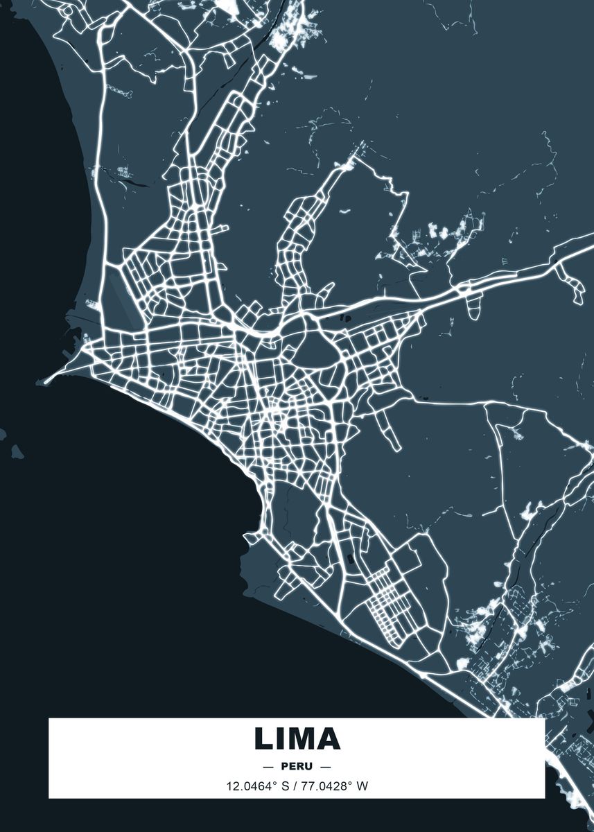 'Lima' Poster by Bo Kev | Displate