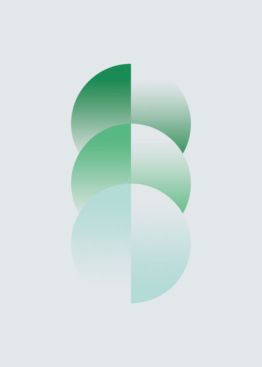 'Reaction Verdant Light' Poster, picture, metal print, paint by 3 6 7 ...