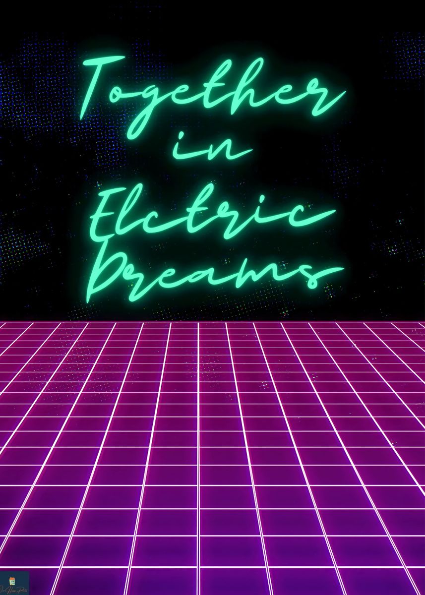 'Electric Dream' Poster, picture, metal print, paint by Robet Erick ...