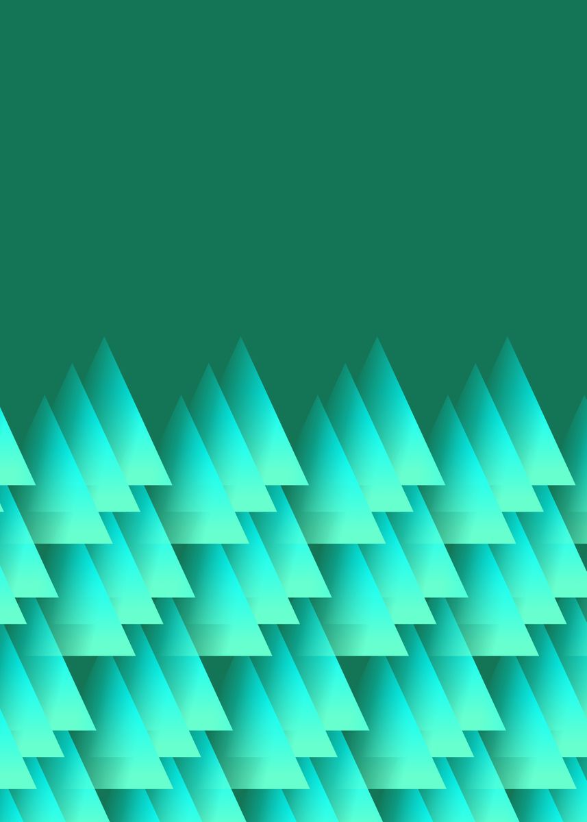 'Blue neon modern art' Poster, picture, metal print, paint by CiniArt ...