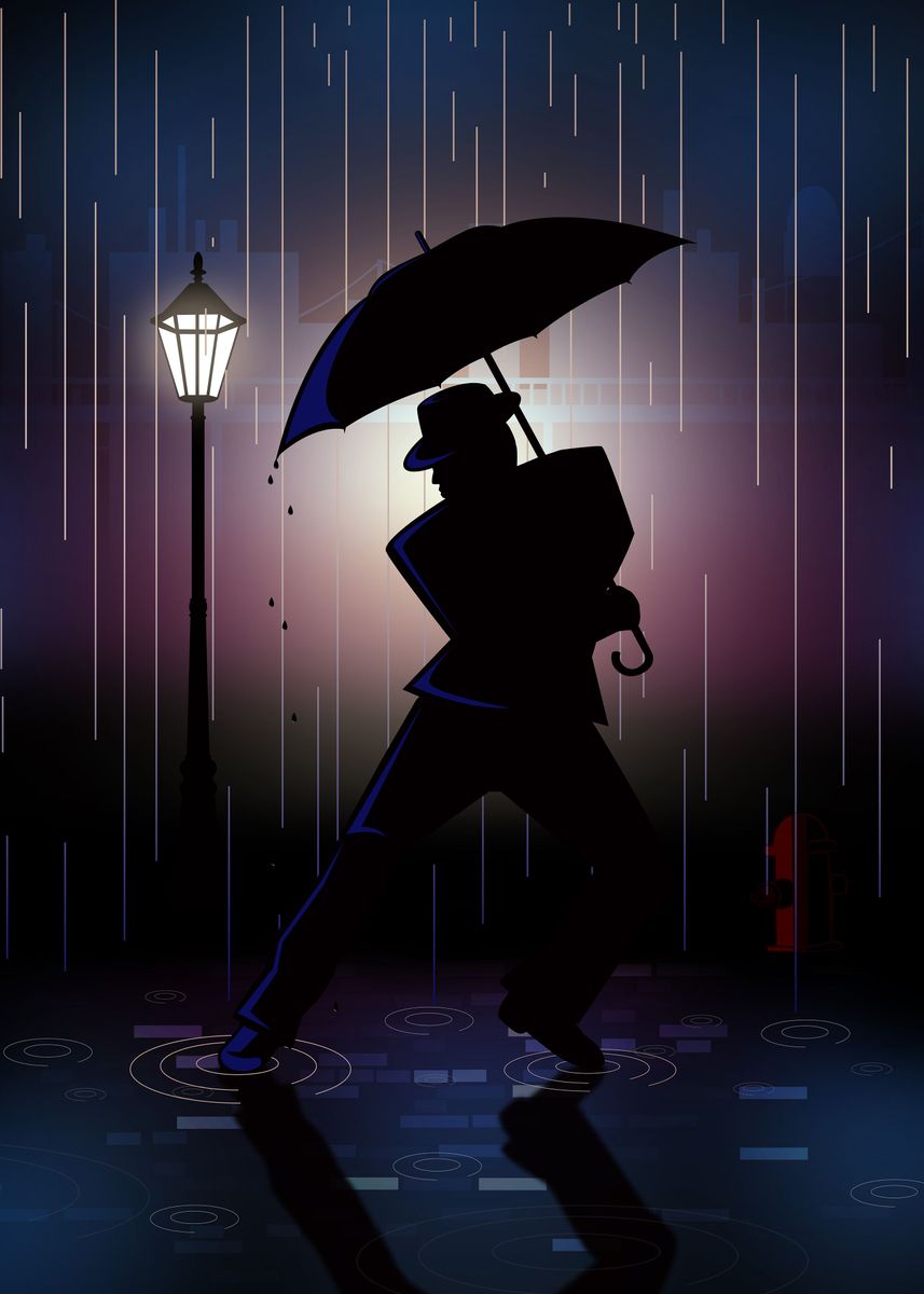 'Rain Dance' Poster, picture, metal print, paint by Adamzworld | Displate