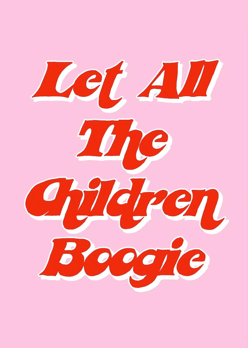 'Boogie' Poster, picture, metal print, paint by Robet Erick | Displate