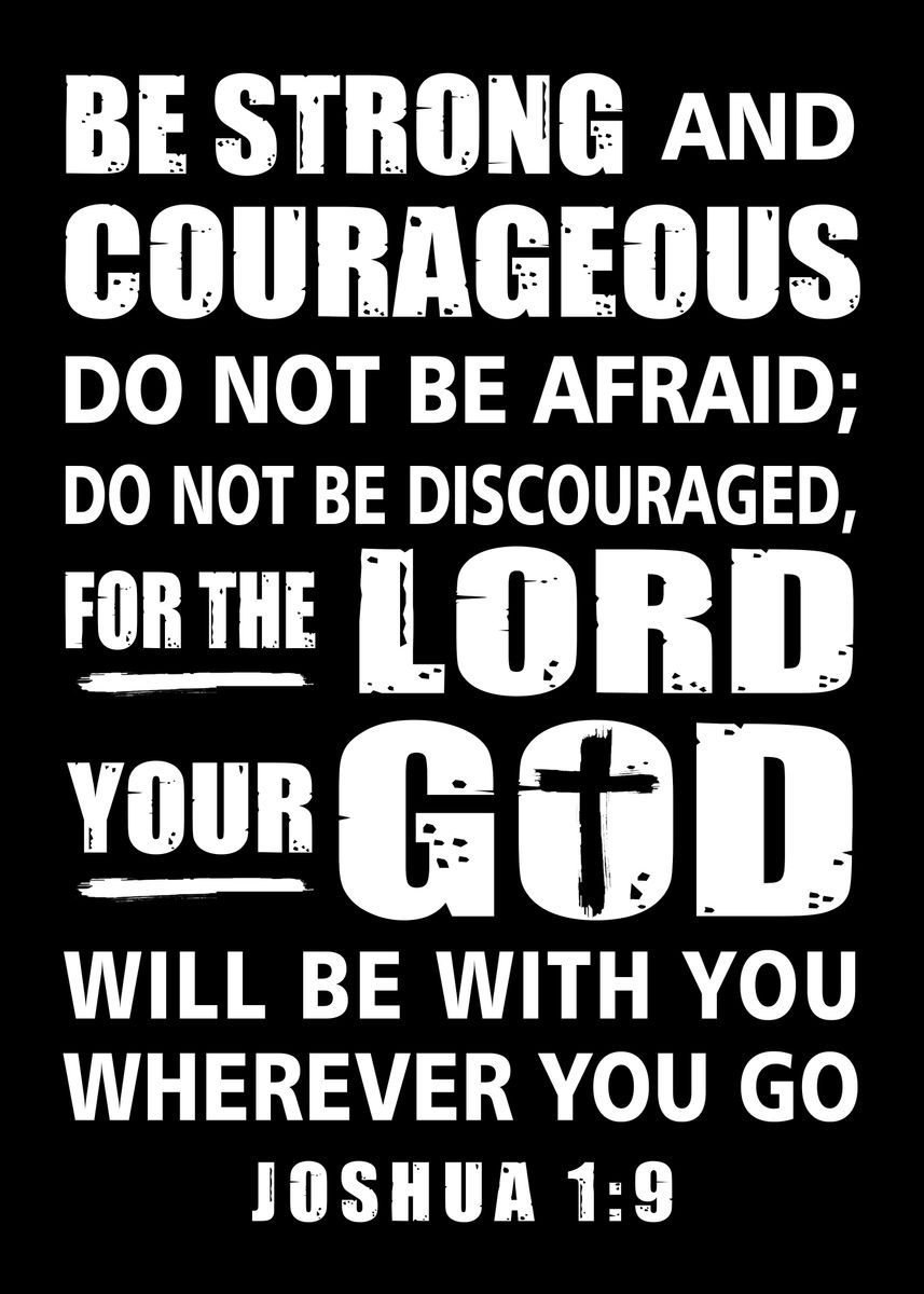 'Joshua 19 Bible' Poster, picture, metal print, paint by Rikuharu ...