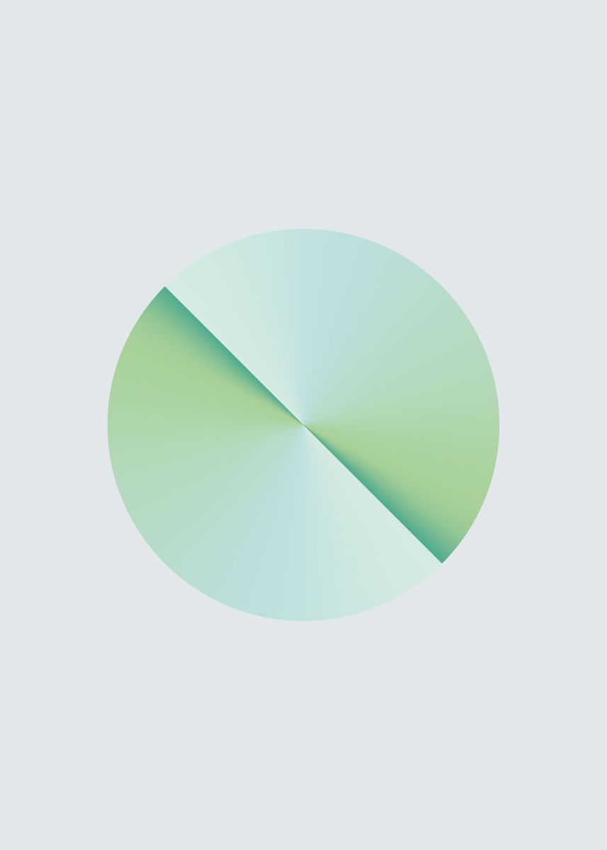 'Twist Verdant Light' Poster, picture, metal print, paint by 3 6 7 | Displate