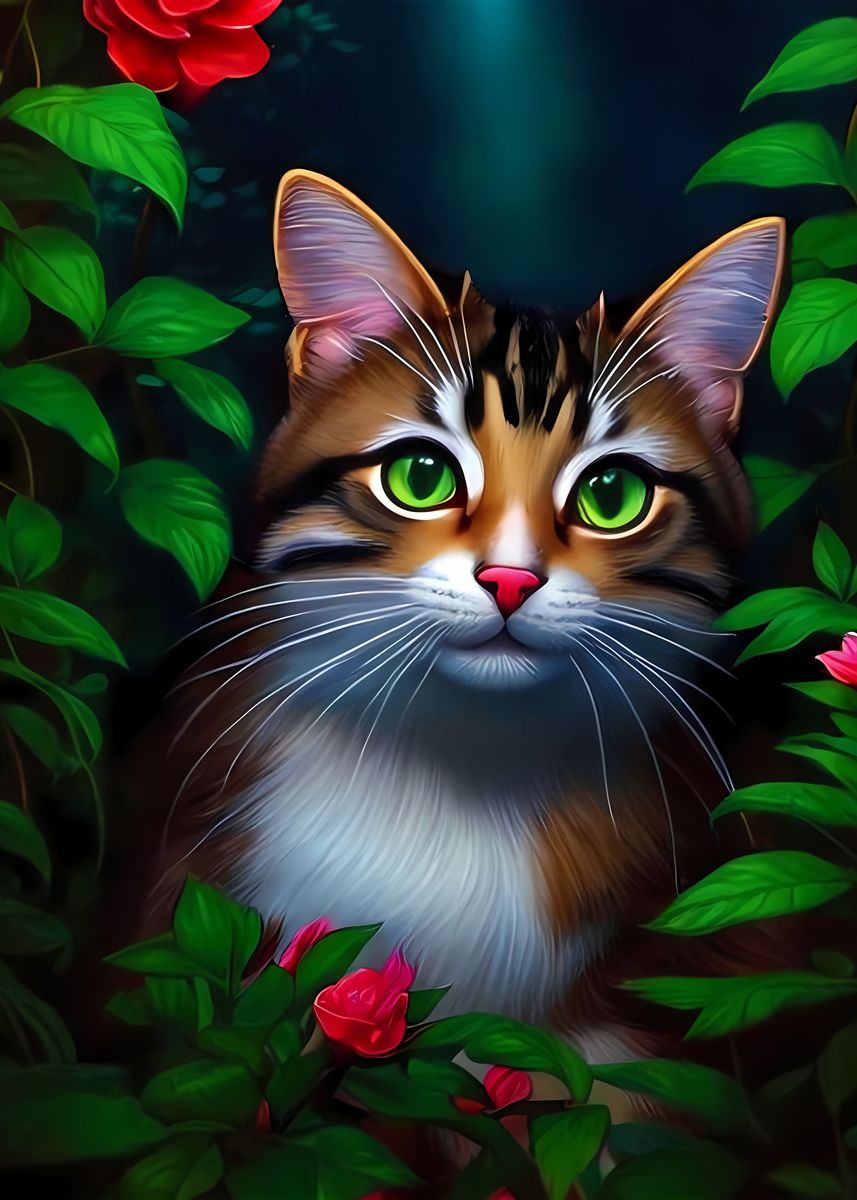 'animal art' Poster by erma wati | Displate