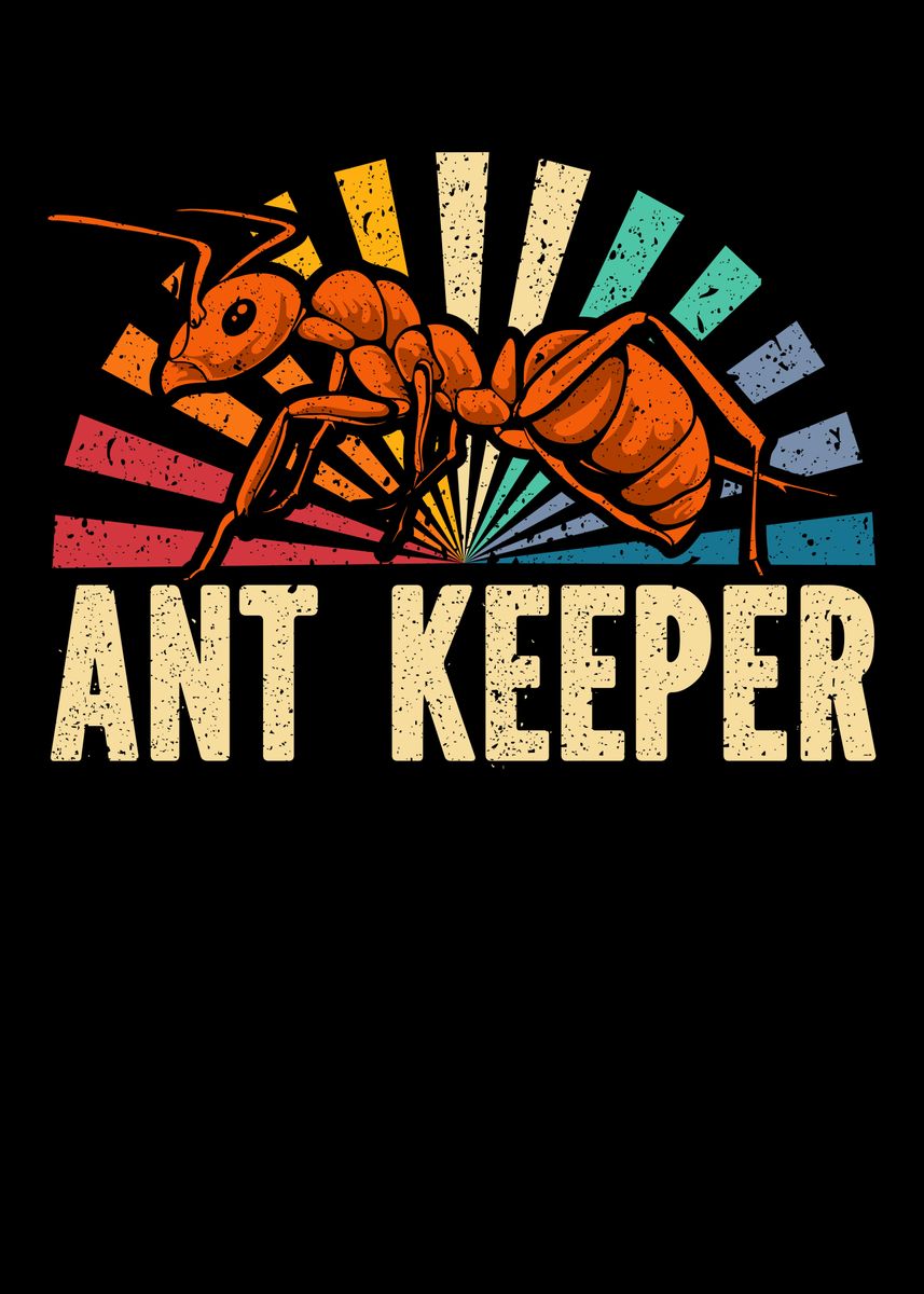 'Ant Keeper' Poster, picture, metal print, paint by NAO | Displate