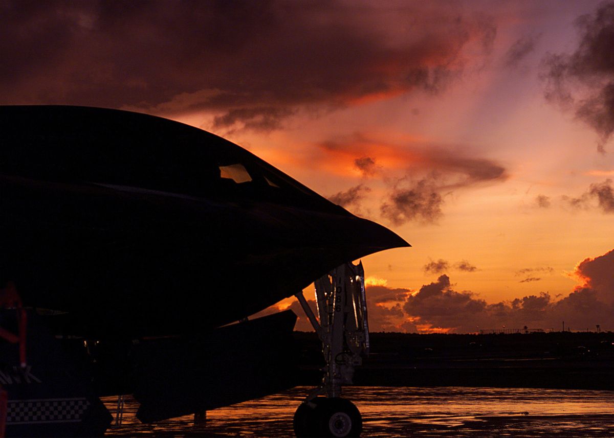 'B2 at Sunset' Poster by Galaxy Images | Displate