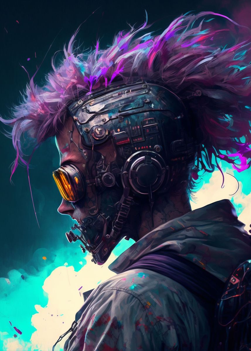 'Gonna paint the City' Poster, picture, metal print, paint by ...