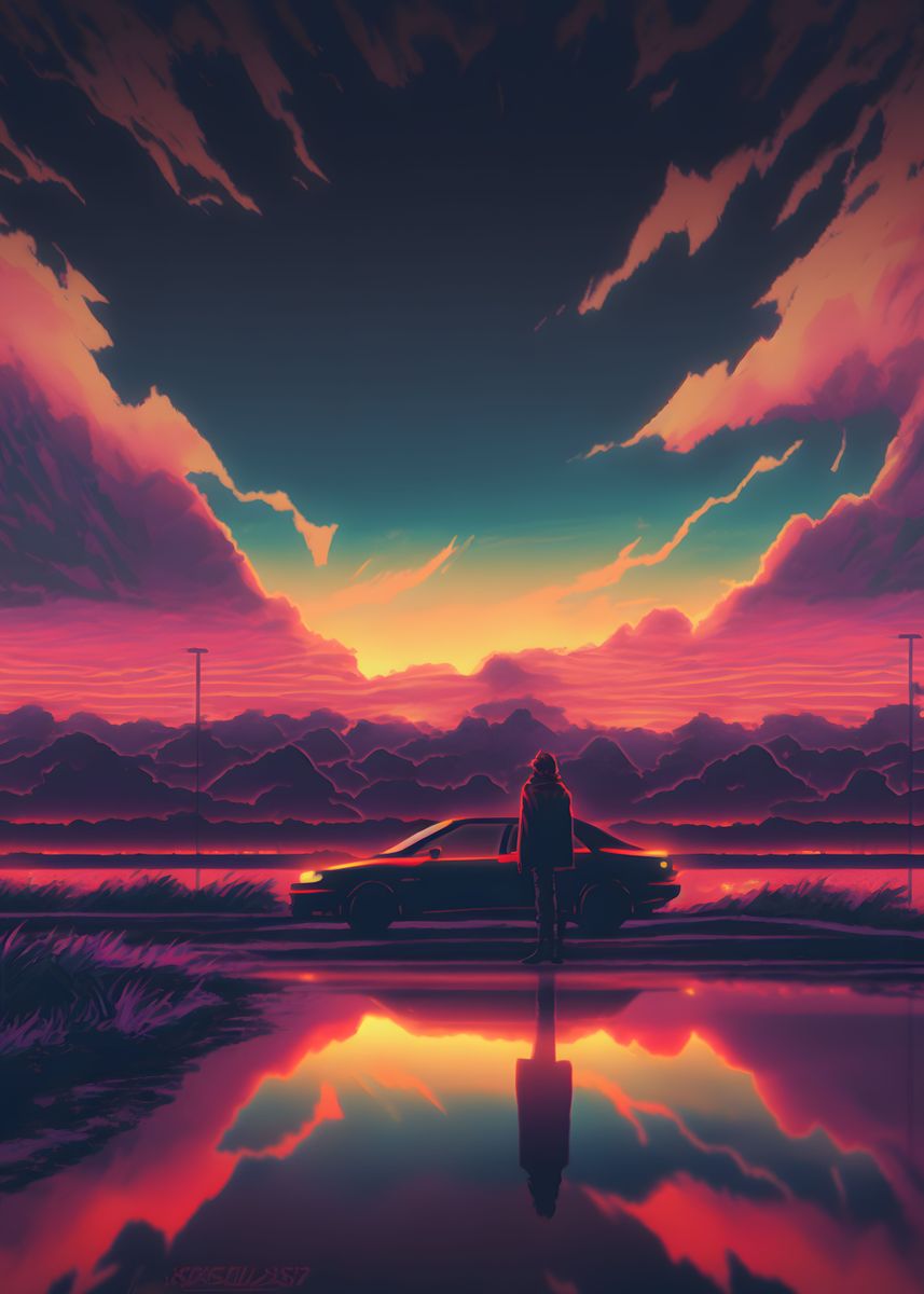 'The Last Ride' Poster, picture, metal print, paint by Hatless Luffy ...