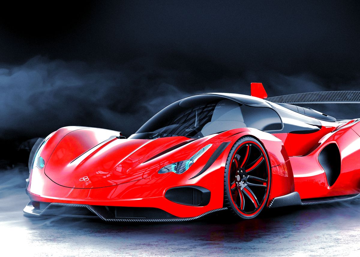 'Ferrari F80' Poster by Marcel Lee | Displate