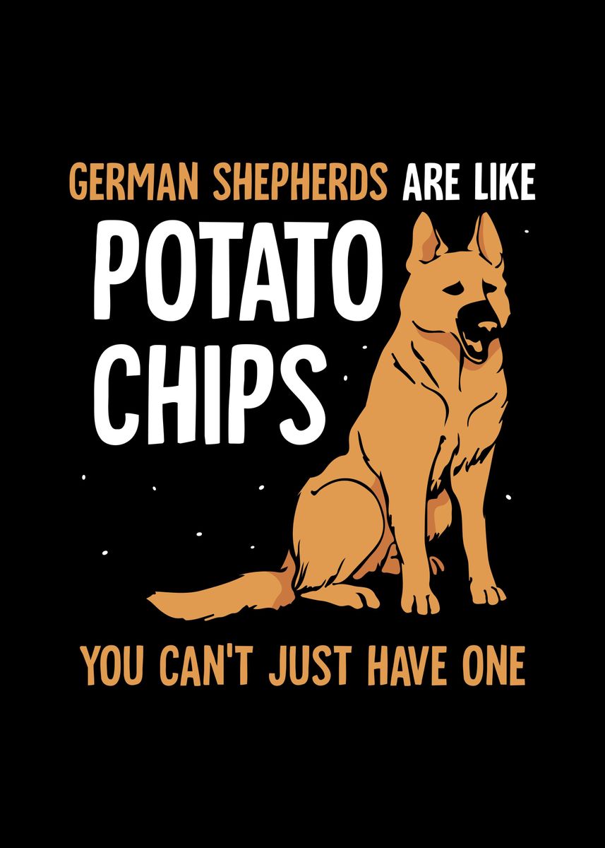 'German Shepherd' Poster, picture, metal print, paint by Sebastian ...