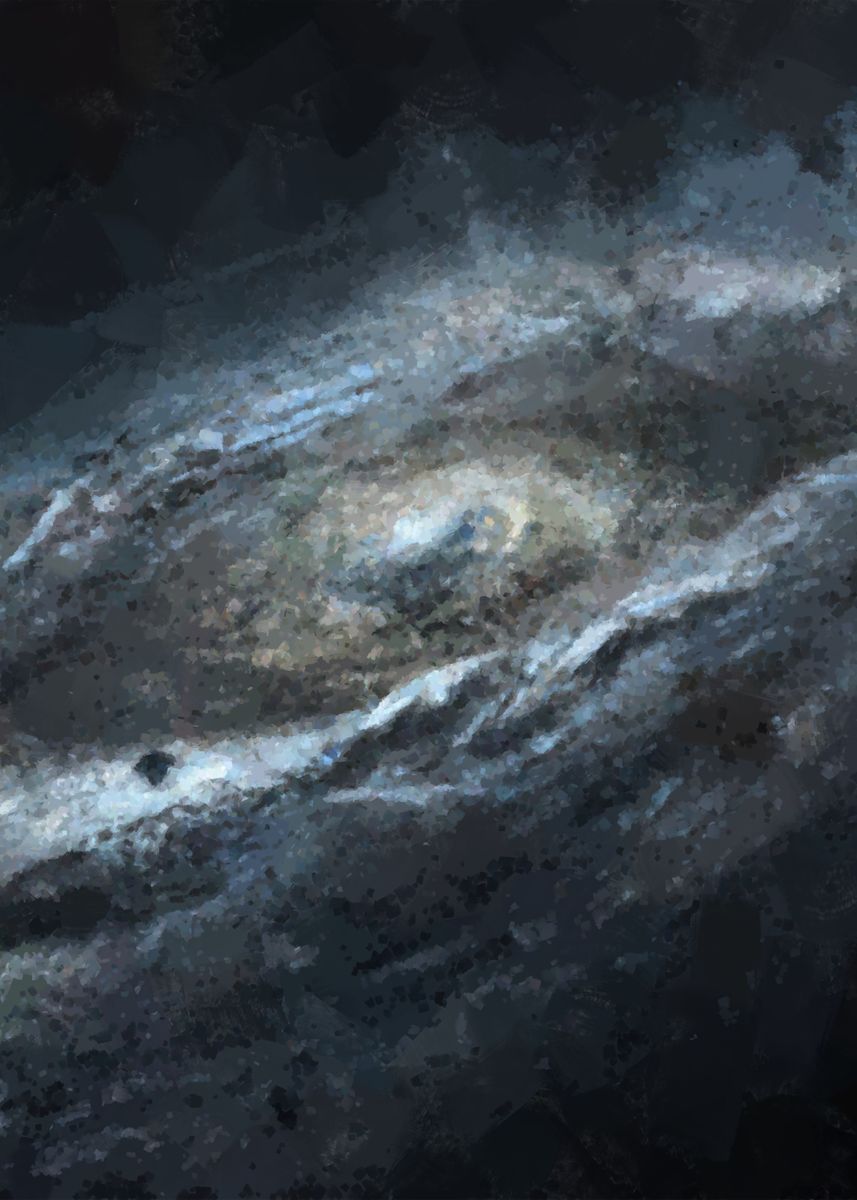 'Abstract galaxy' Poster, picture, metal print, paint by Evgenuy ...