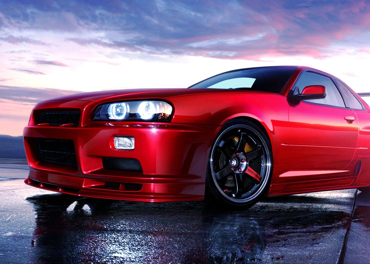 'Nissan Skyline' Poster by Marcel Lee | Displate