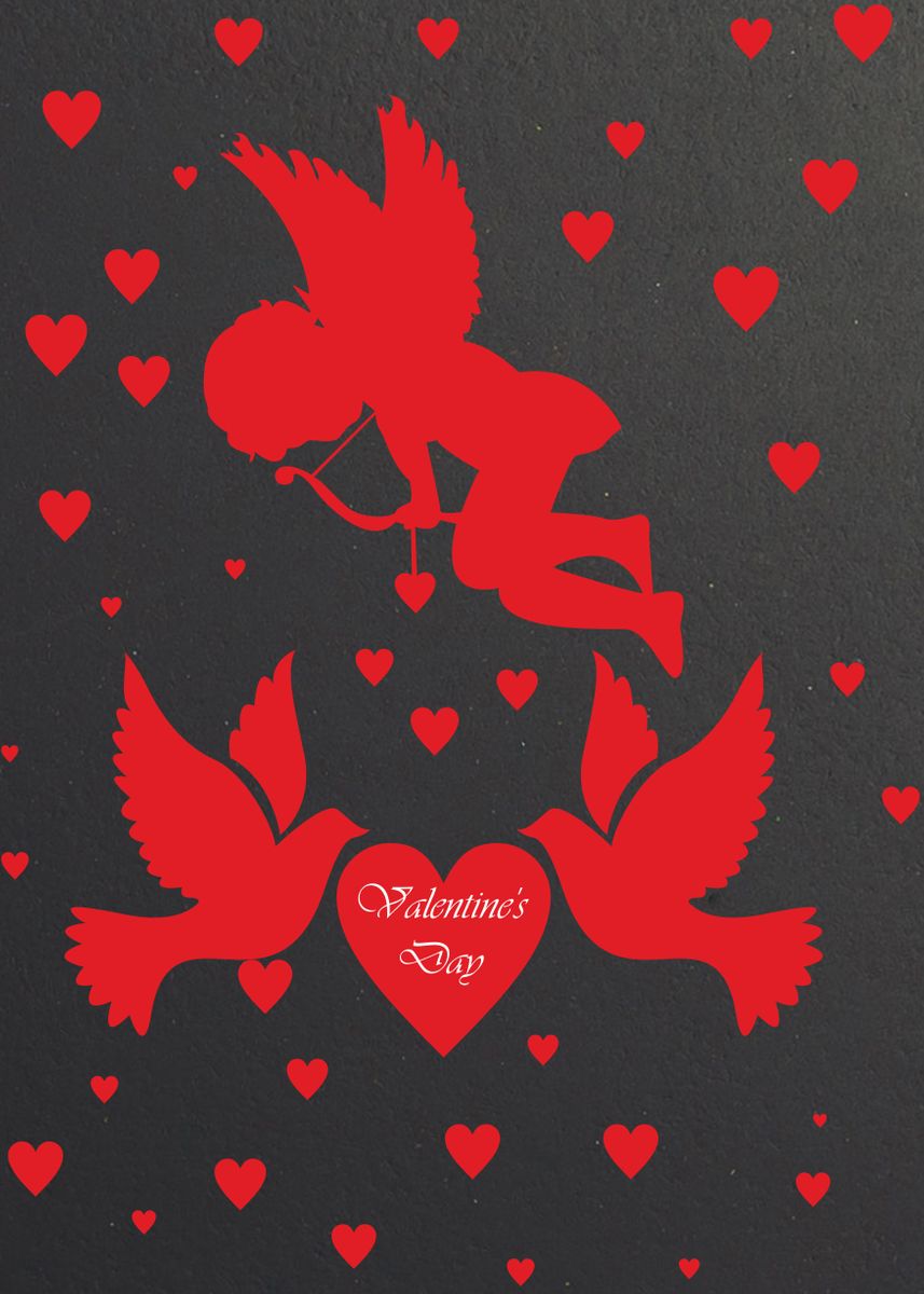 'valentines day' Poster by NDesign | Displate