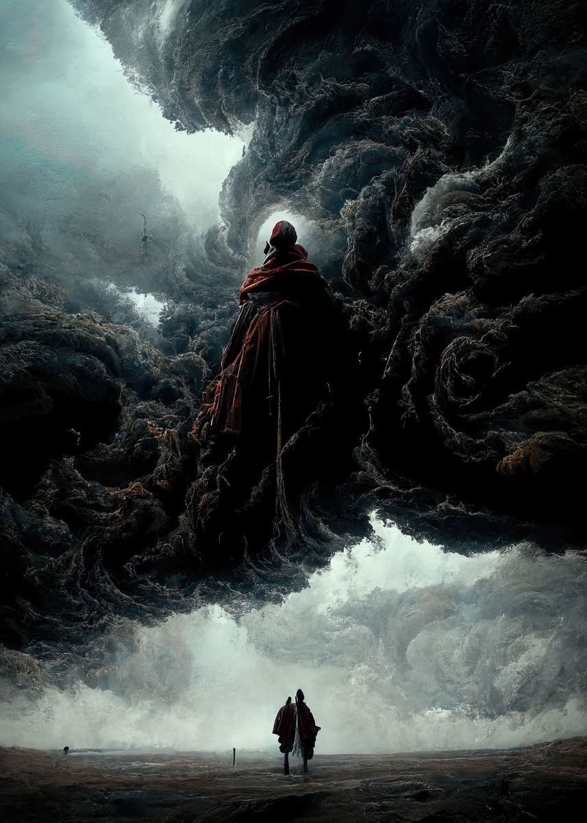 'Ominous' Poster, picture, metal print, paint by Anamitra | Displate