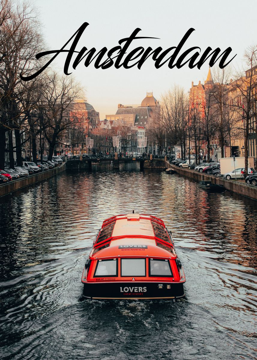 'Amsterdam' Poster, picture, metal print, paint by Conceptual ...