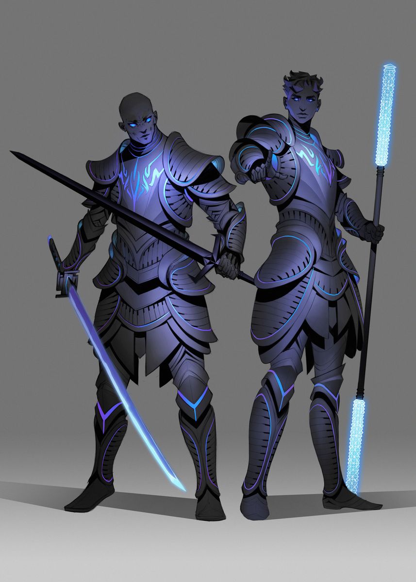 'Skybreakers' Poster, picture, metal print, paint by Petar Penev | Displate