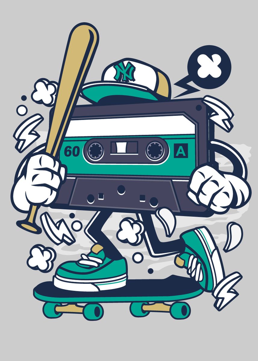 'Cartoon Illustration 155' Poster, picture, metal print, paint by Aloke ...